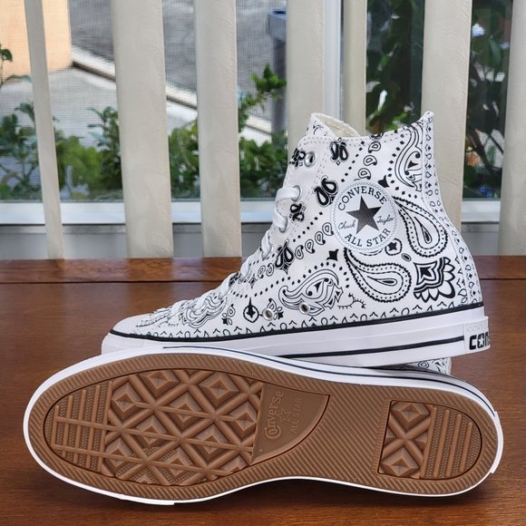 Converse | Shoes | Converse X Sammy Bacca Ctas Pro Hi Bandana Print ...